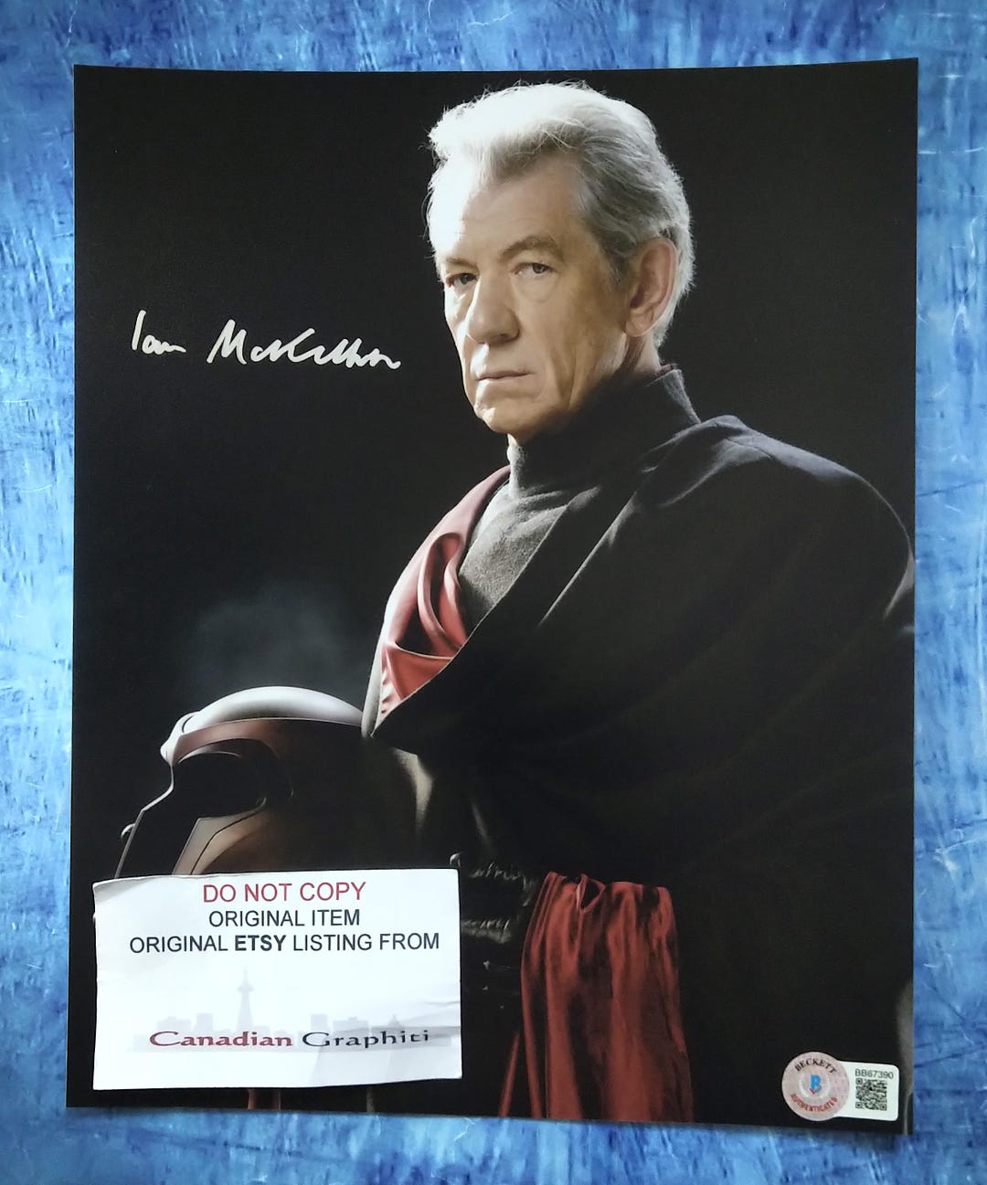 Ian Mckellen Hand Signed Autograph 8x10 Photo BAS COA X-men - Etsy