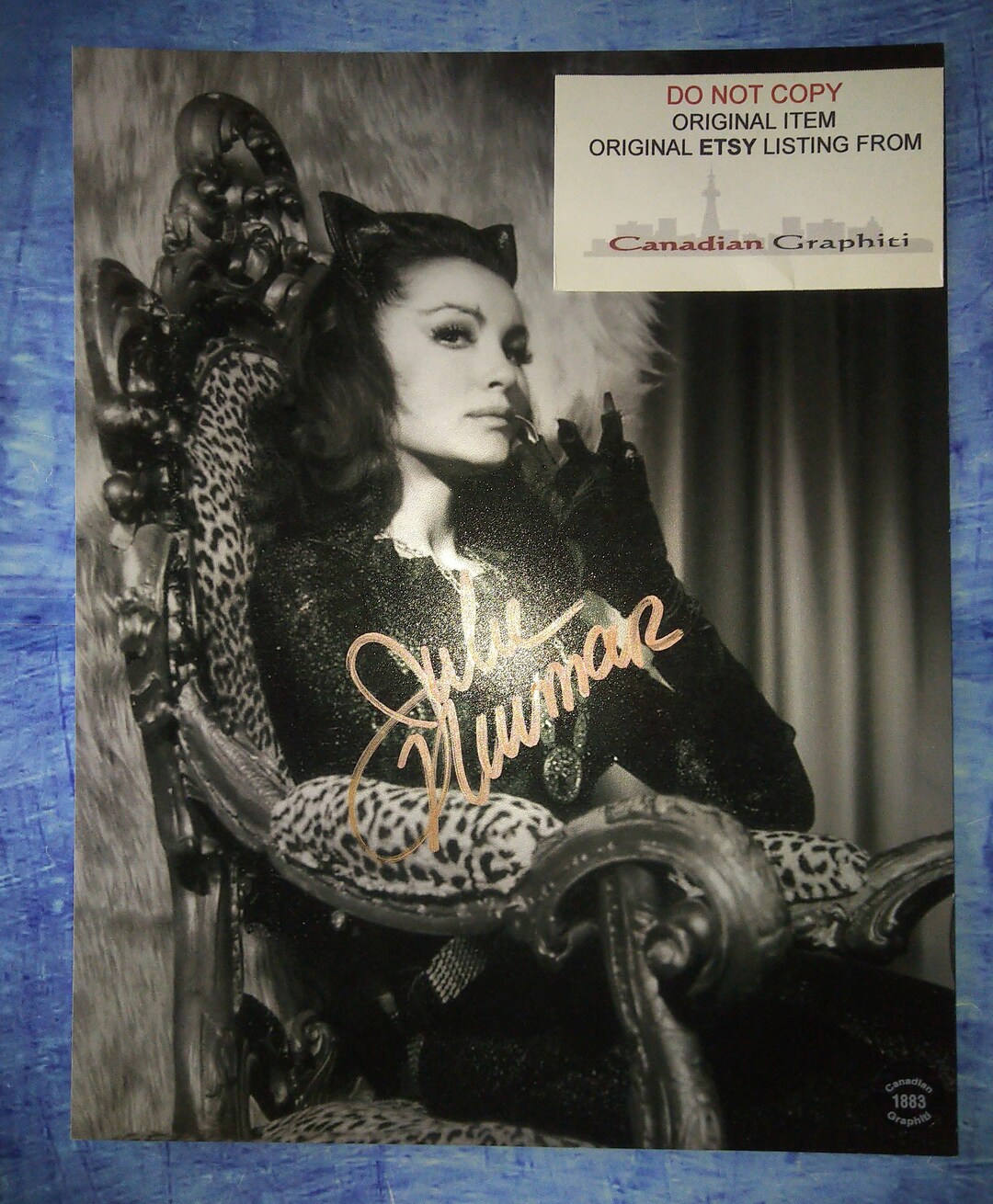 Julie Newmar Hand Signed Autograph 8x10 Photo COA Batman Catwoman - Etsy