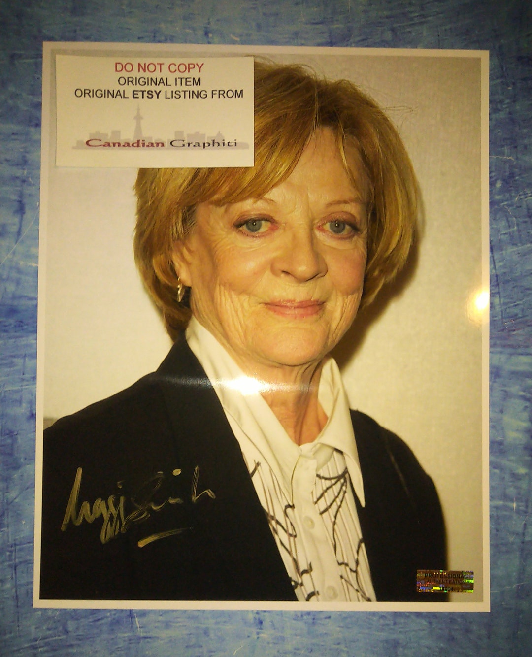 Maggie Smith Hand Signed Autograph 8x10 Photo COA - Etsy