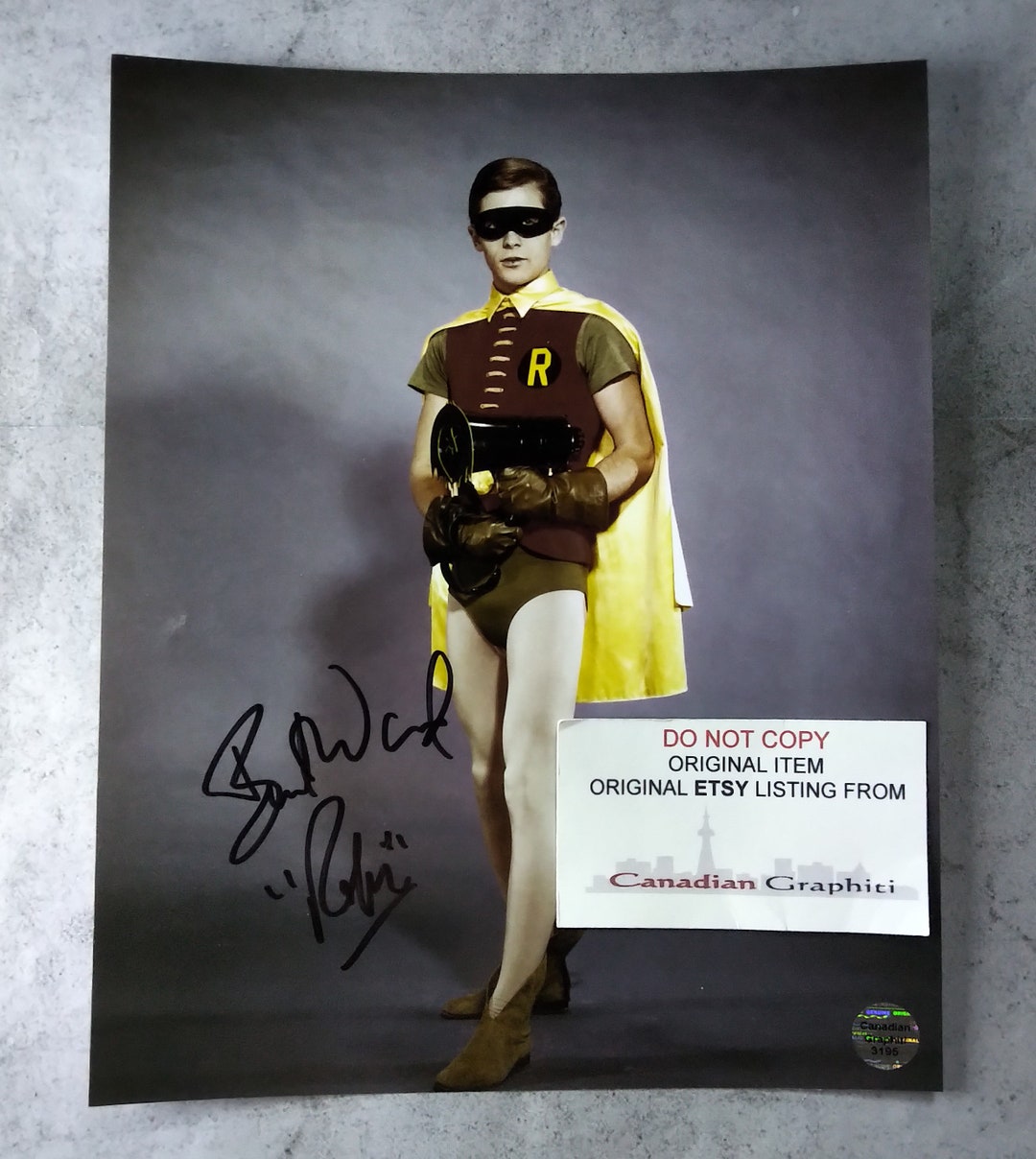 Burt Ward Hand Signed Autograph 8x10 Photo COA Batman Robin - Etsy