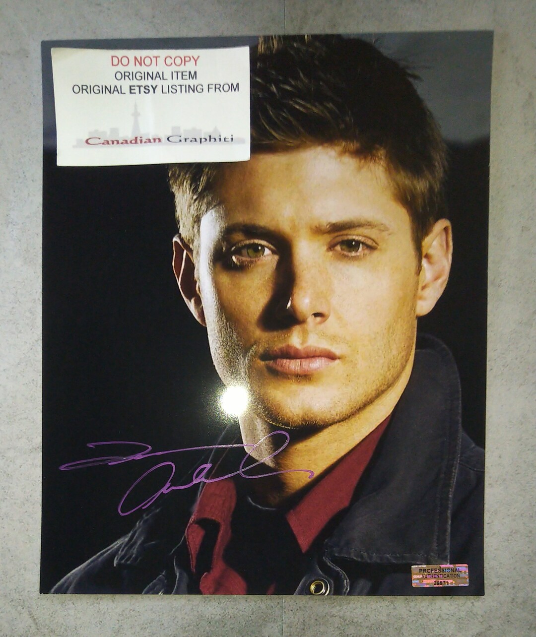 Jensen Ackles Hand Signed Autograph 8x10 Photo COA - Etsy