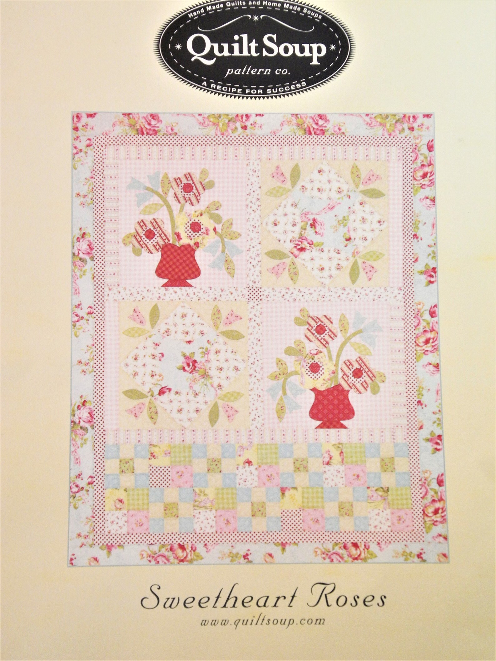 Sweetheart Roses Quilt Kit Rare Retired Shabby Chic Roses | Etsy