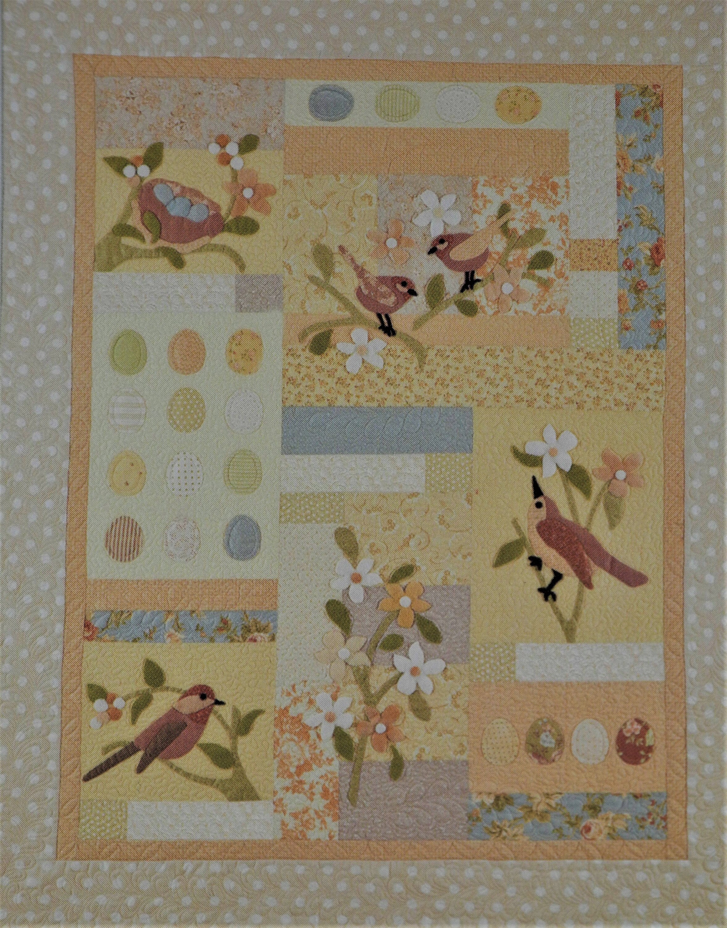 Bird Song Quilt Kit Backing Embelishments Rare Retired - Etsy