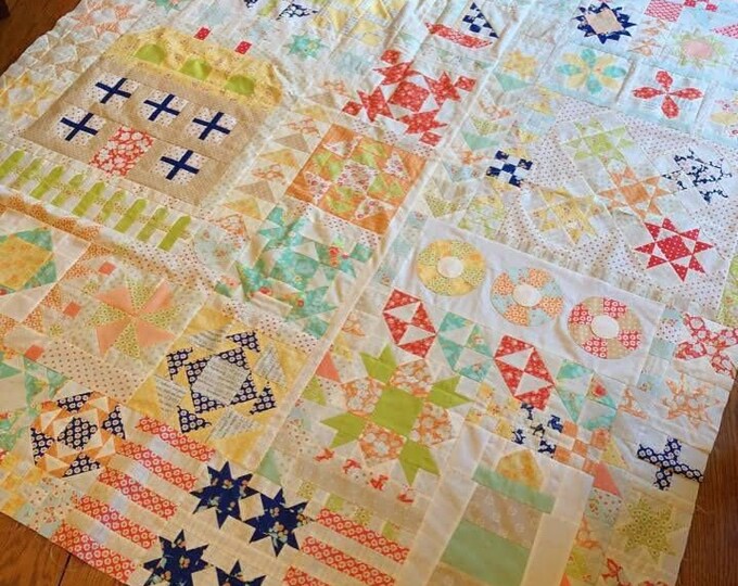 Nantucket Mystery Sampler Fig Tree Block Month Quilt Kit Hazel Plum ...