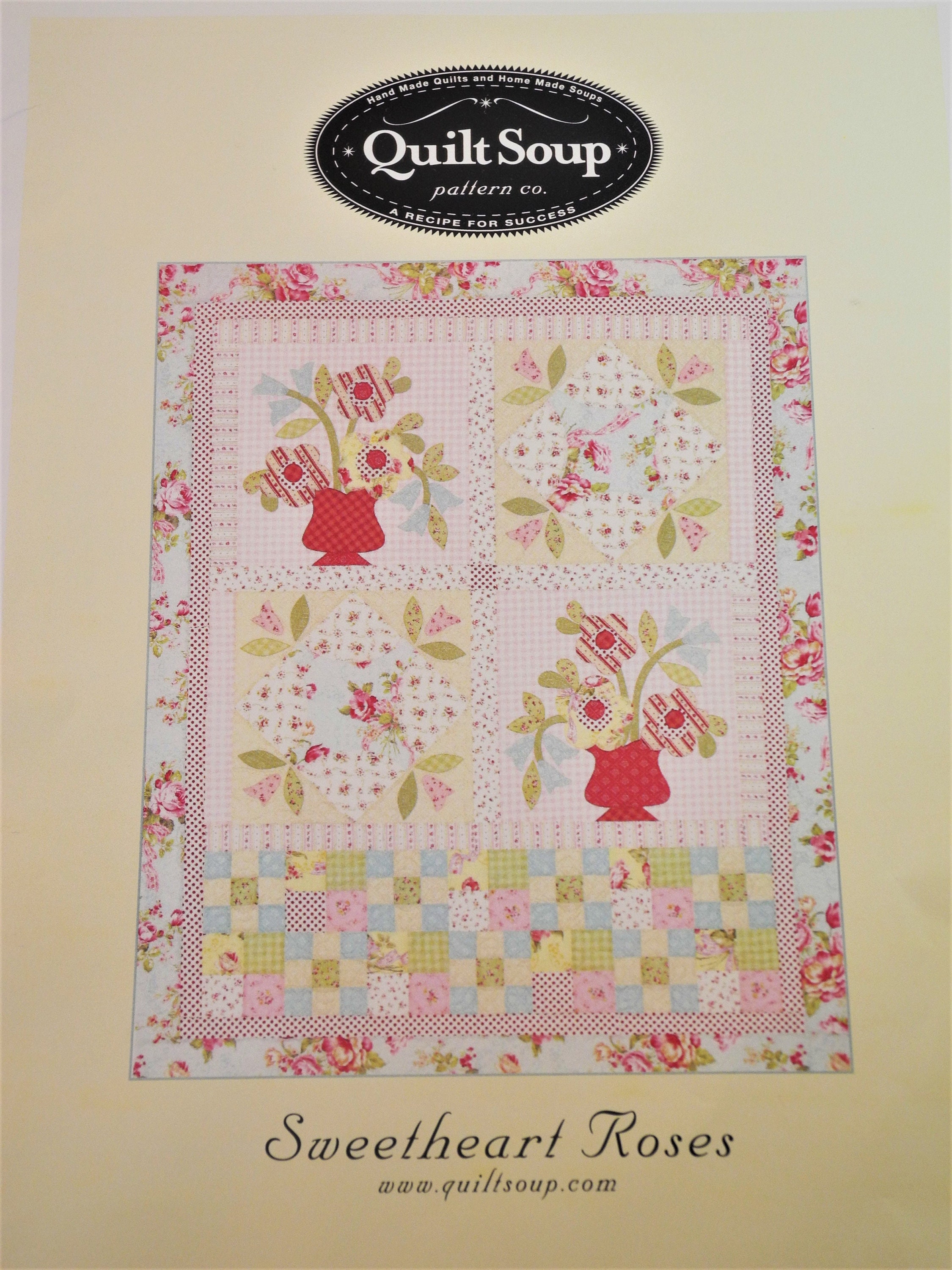 Sweetheart Roses Quilt Kit Rare Retired Shabby Chic Roses | Etsy