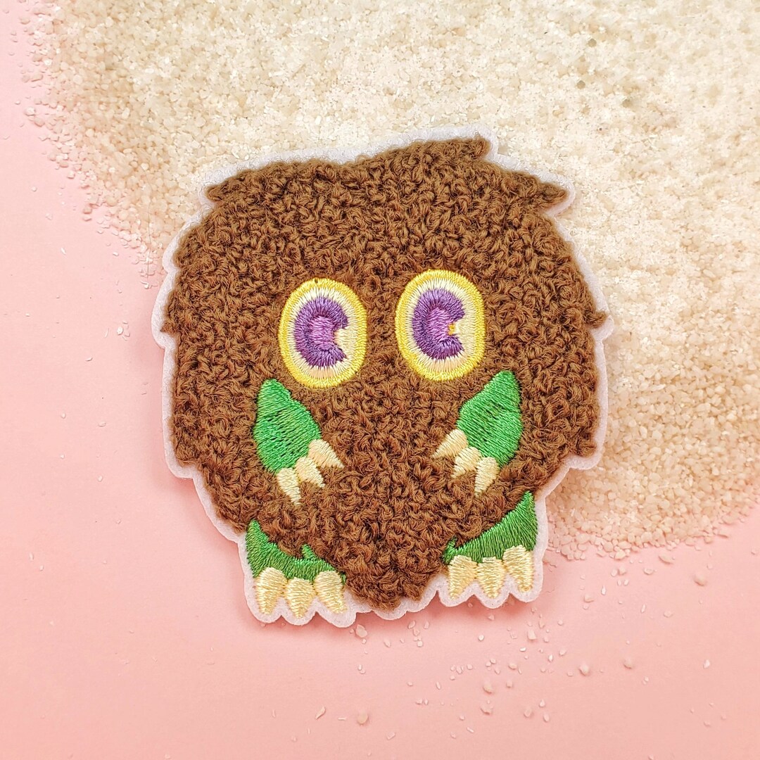 Fuzzy Monster - Patch - Etsy