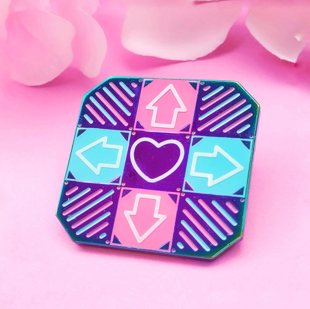 Rainbow Dance Pad - Enamel Pin - Etsy