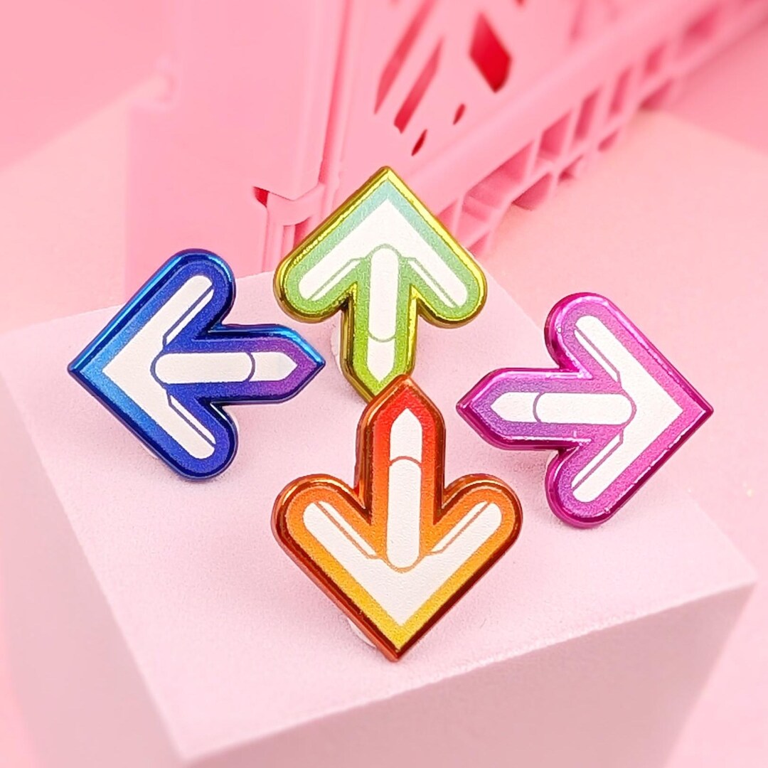 Rainbow Arrows - Enamel Pin - Etsy