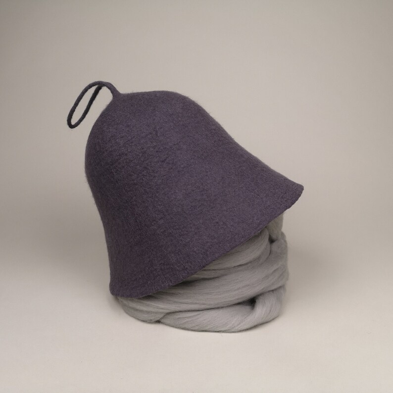 Woolen Sauna Cap Earth Tones Hand Felted Comfortable Sauna - Etsy