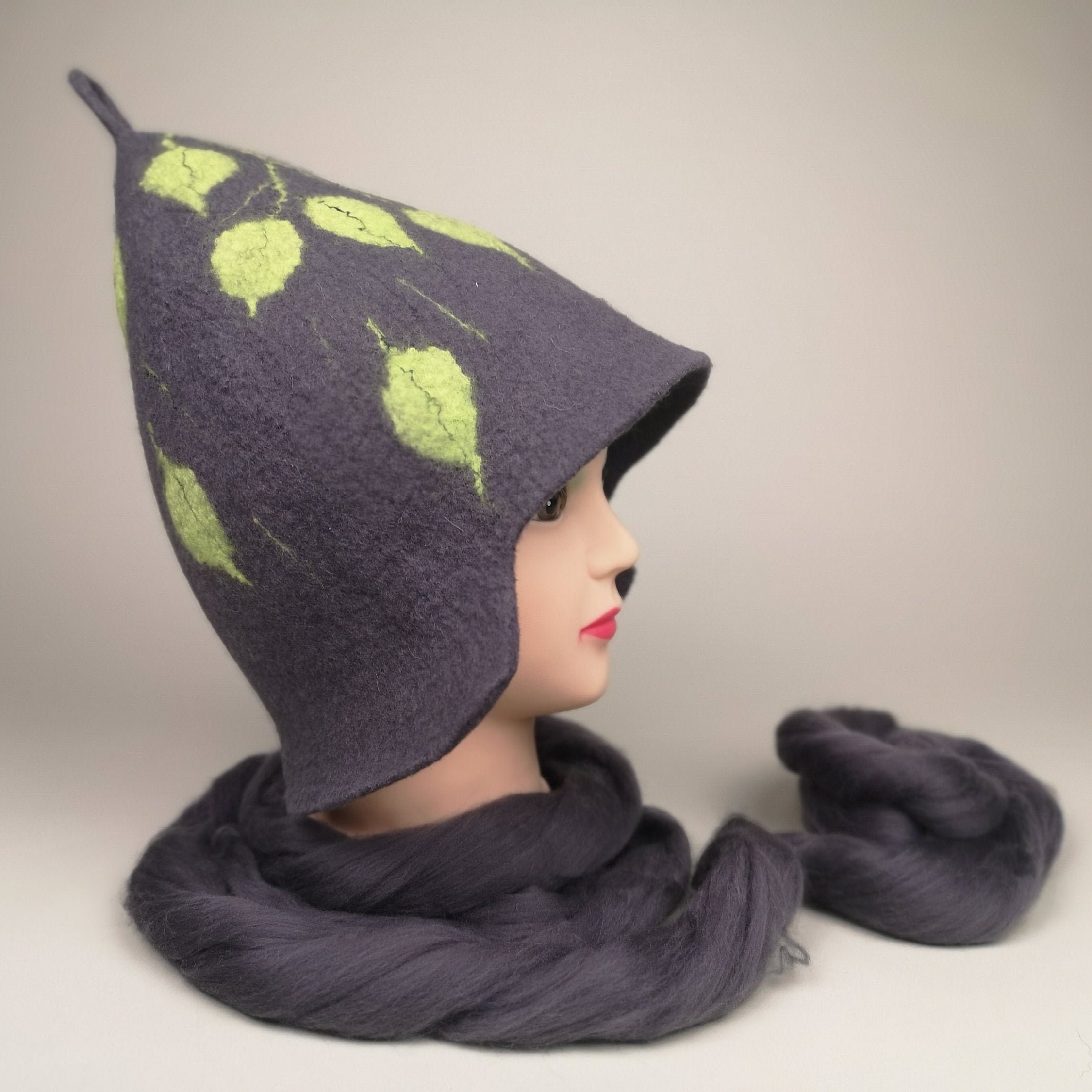 Wool felt sauna hat Sauna accessories Useful gift for | Etsy