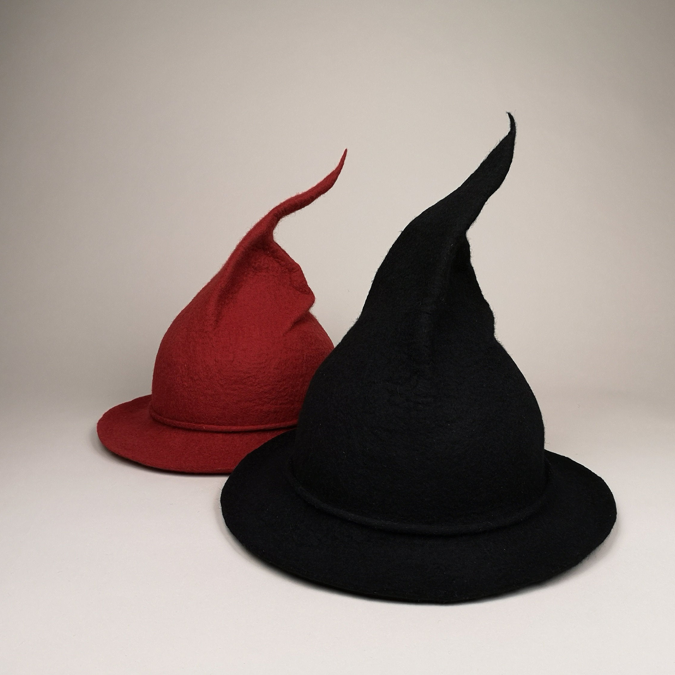 Beautiful Witchy Hat Hand Felted Soft Wool Magic Hat - Etsy