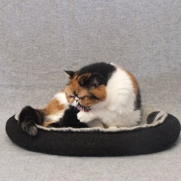 Felted Cat Bed - Etsy