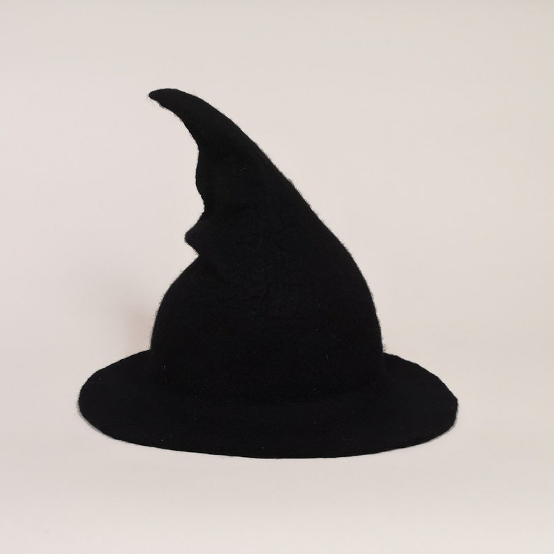 Black witch hat Wizard magic hat | Etsy