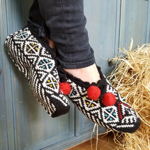 Fairtrade Traditional Slipper Socks Fair Trade Socks Knit - Etsy