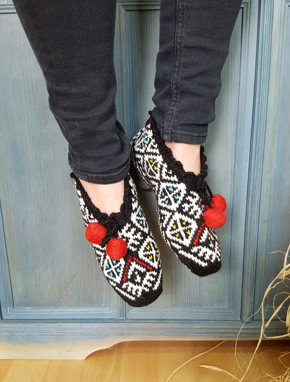 Fairtrade Traditional Slipper Socks Fair Trade Socks Knit | Etsy