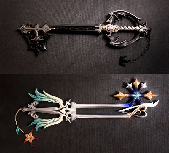 Kingdom Hearts Roxas Oblivion & Oathkeeper Keyblade - Etsy Australia