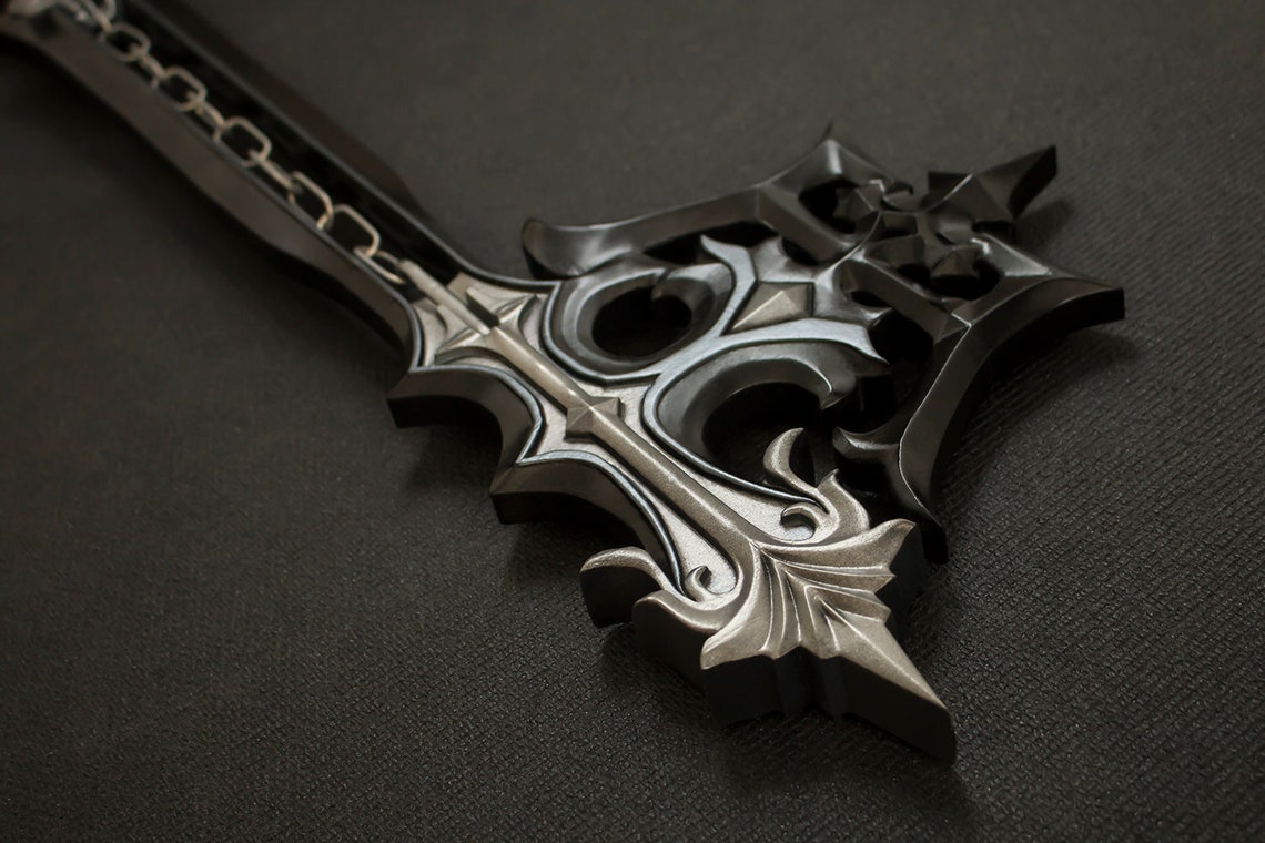 Kingdom Hearts Roxas Oblivion & Oathkeeper Keyblade - Etsy