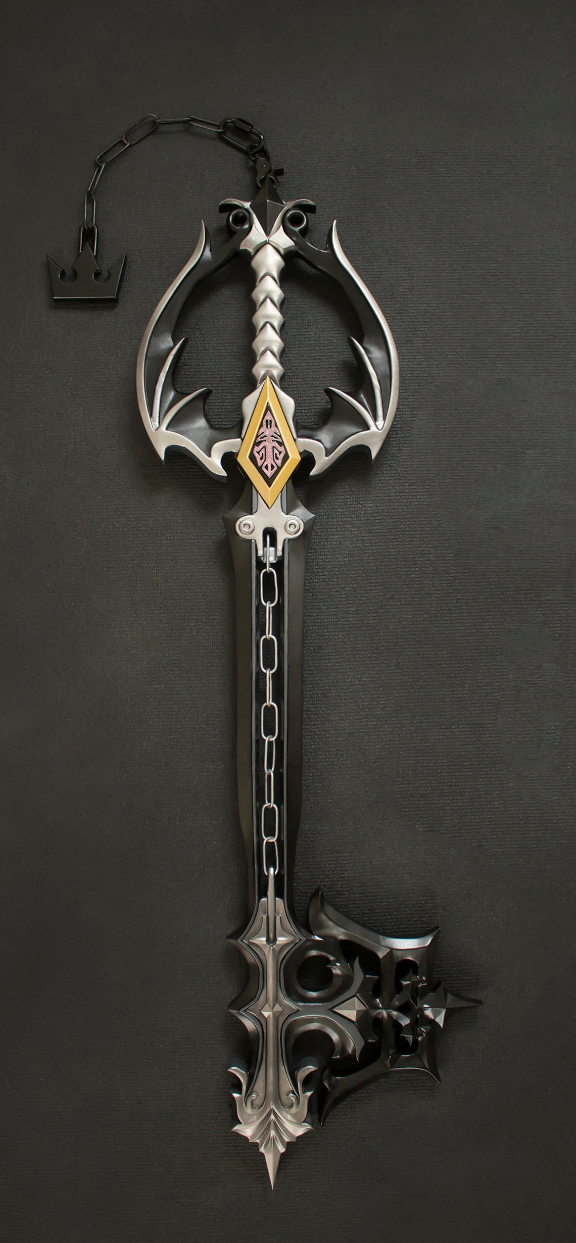 Kingdom Hearts Roxas Oblivion & Oathkeeper Keyblade - Etsy