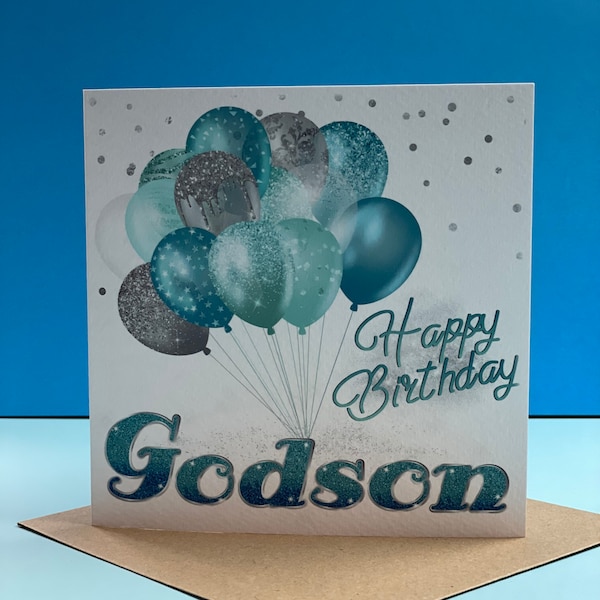 Godson Birthday Card - Etsy UK