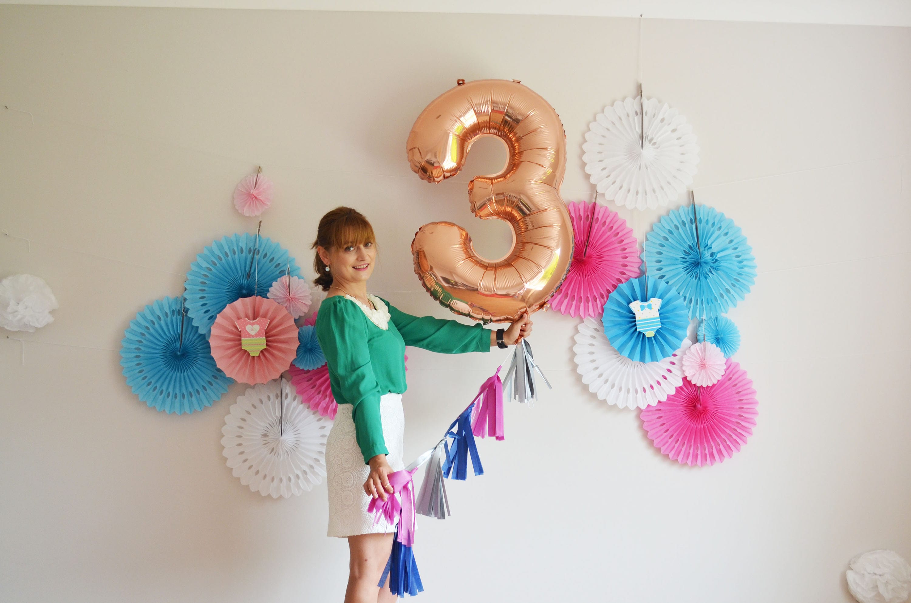 Rose Gold Number Balloons Age Number Party Custom Wedding - Etsy