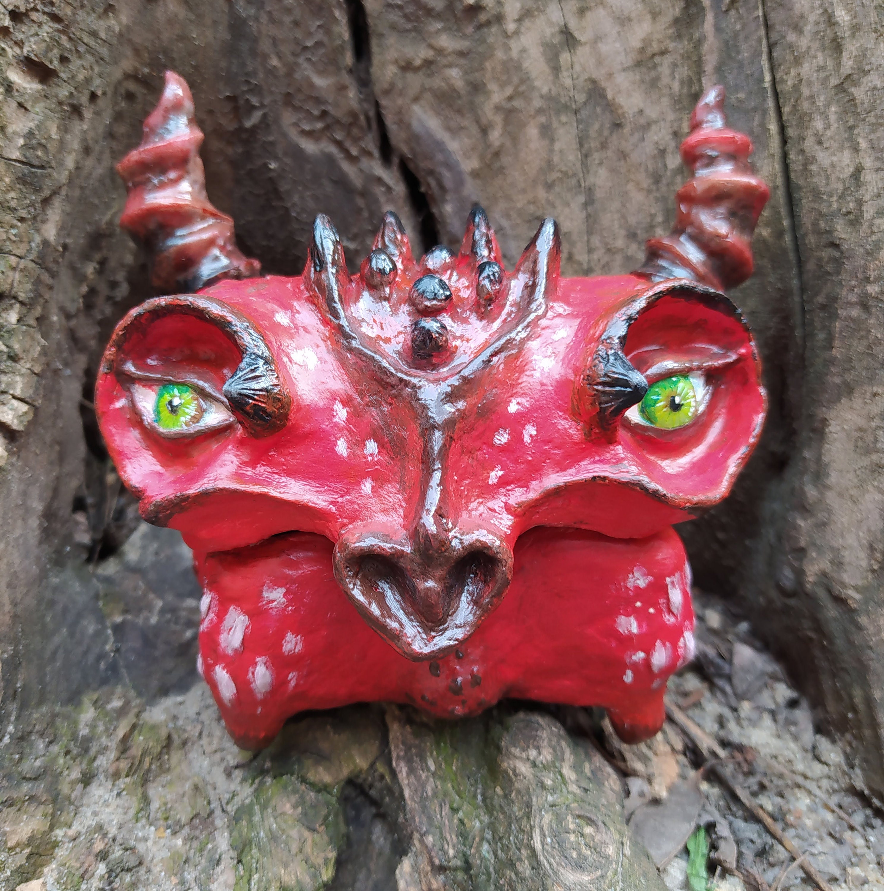 Casket. Figurine Red Dragon Box for Cubes Fantasy - Etsy