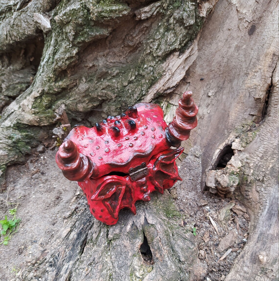 Casket. Figurine Red Dragon Box for Cubes Fantasy - Etsy