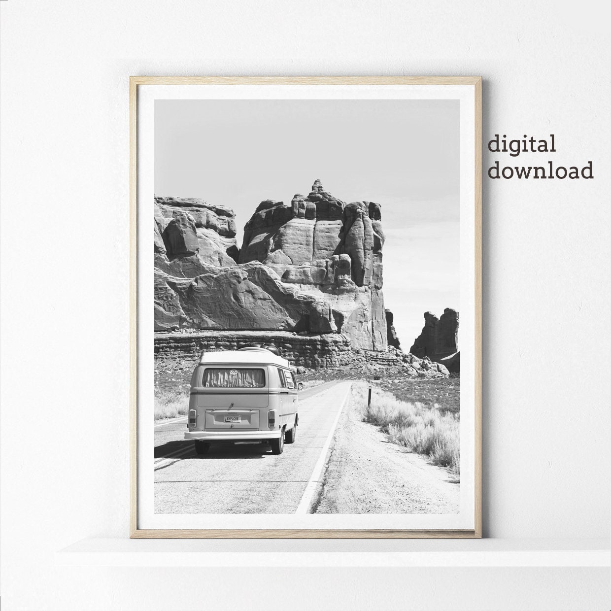 VW Bus Decor Adventure Poster Set Boho Art Printsset of 2 - Etsy