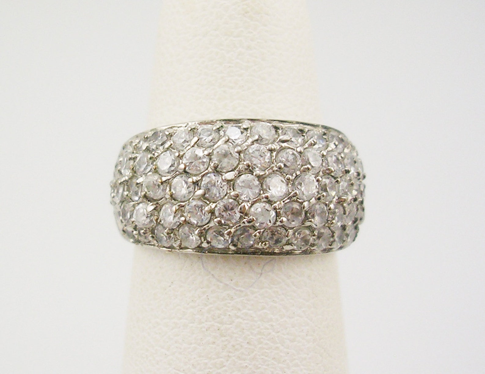 Nolan Miller pleasureable Pave Ring Size 10 | Etsy