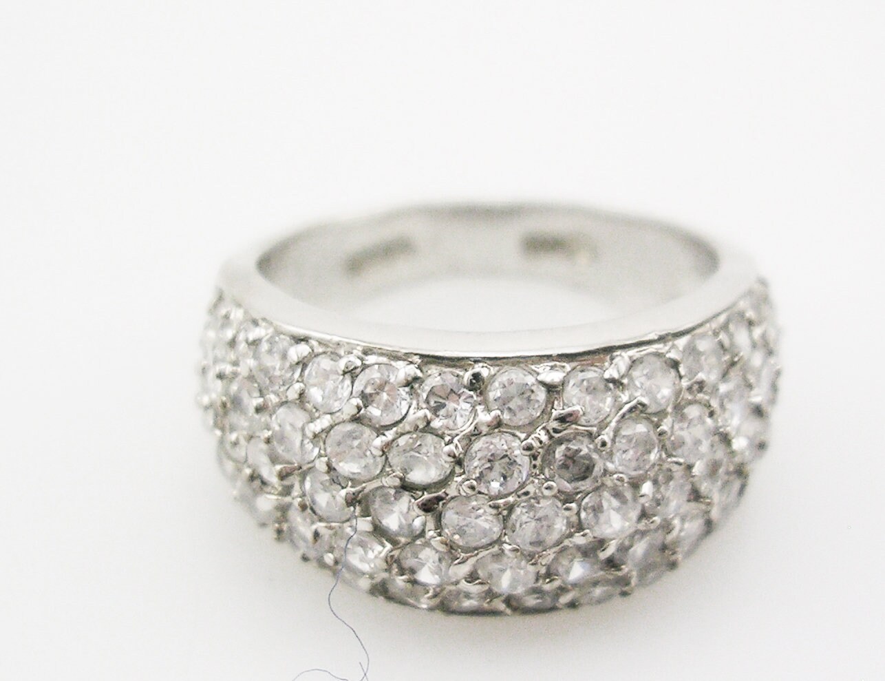 Nolan Miller pleasureable Pave Ring Size 10 | Etsy