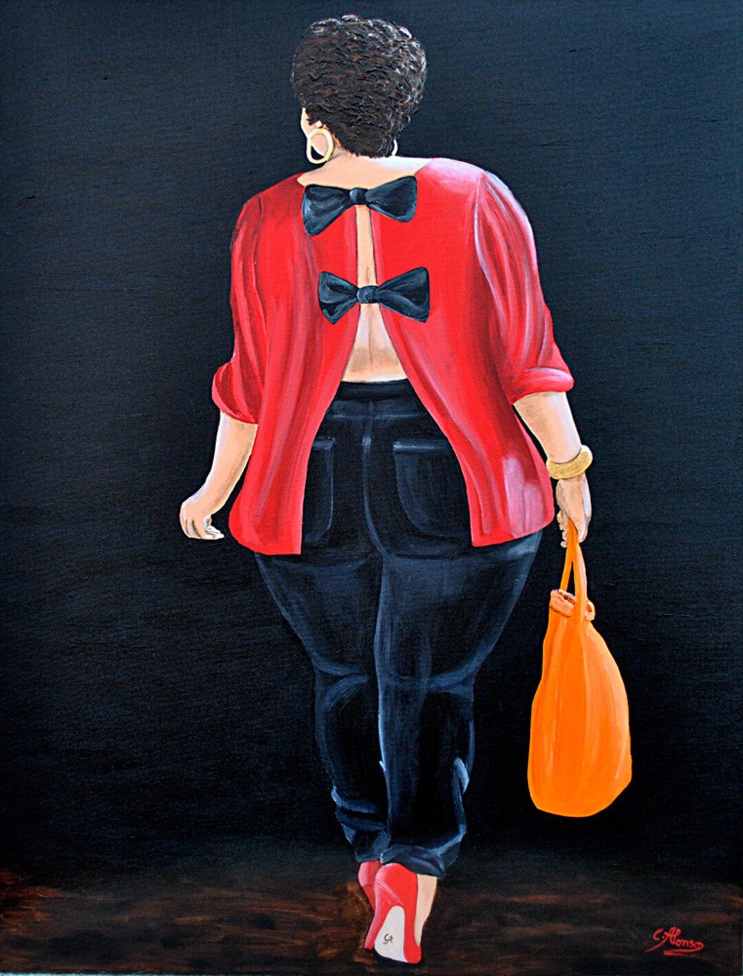 2 Bows/artwork/painting/acrylic/canvas - Etsy UK 2 Bows/artwork/painting/acrylic/canvas - Etsy UK