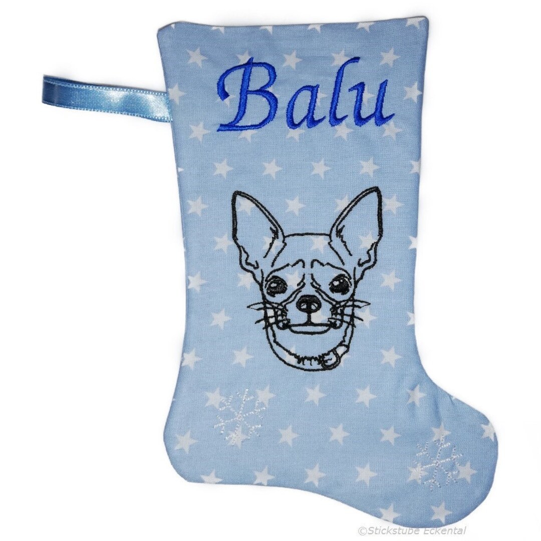 Nikolausstiefel Für Hund Chihuahua Mit Namen - Etsy