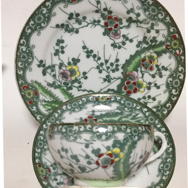 Japanese Cherry Blossom Antique Tea Set - Etsy
