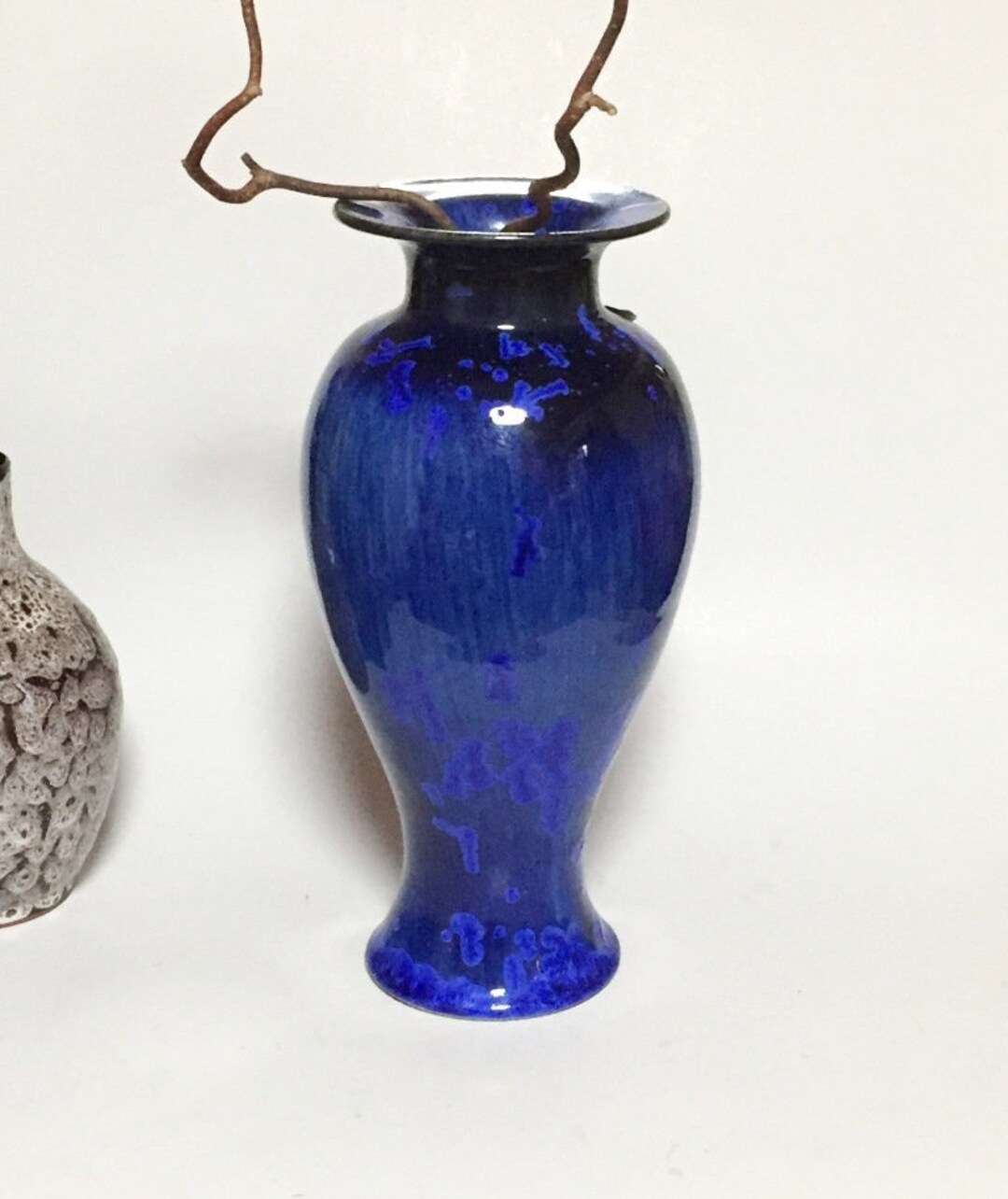 Noble Blue Ceramic Vase KTU Unterstab Large Studio Vase - Etsy