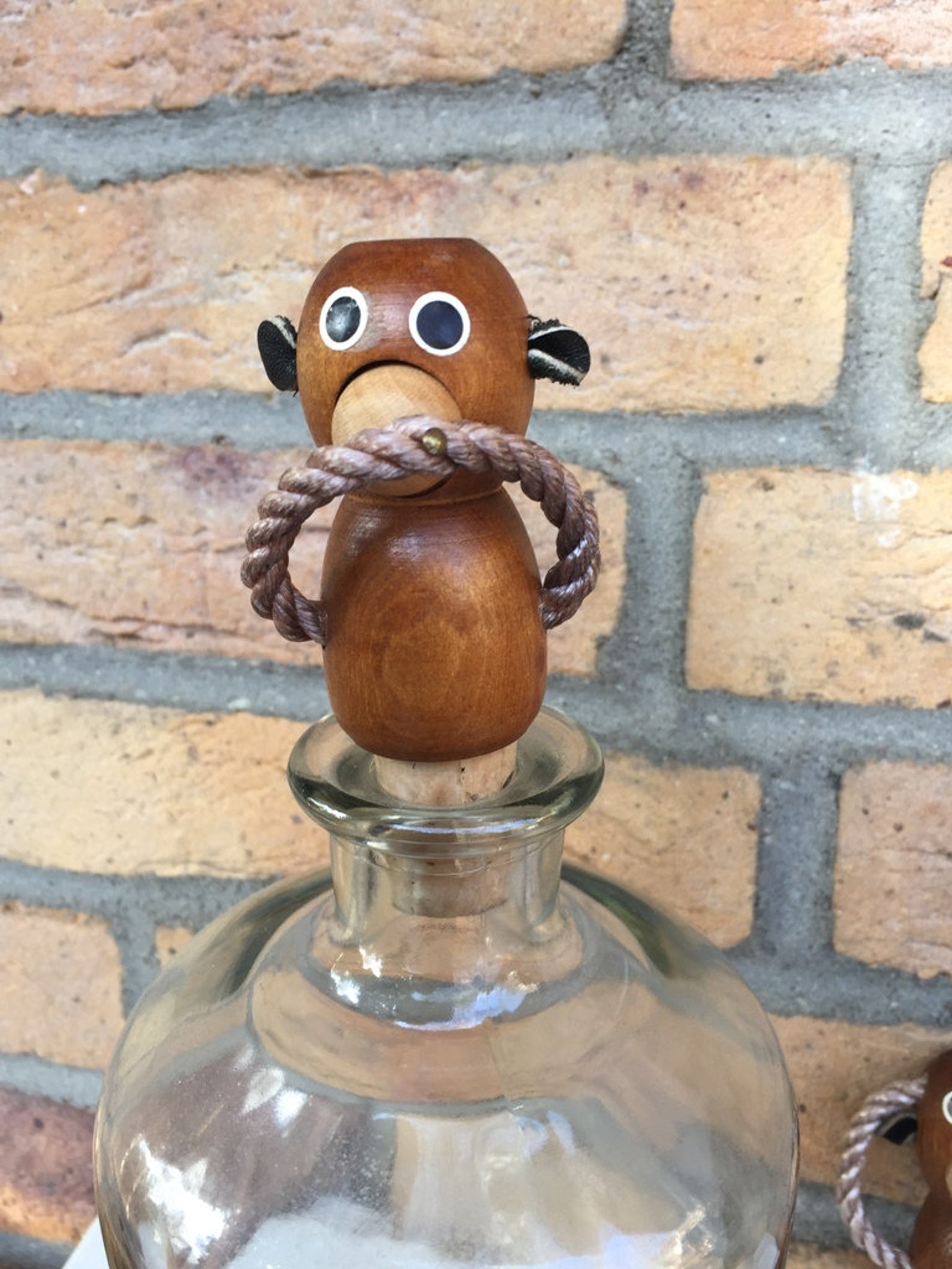 Teak Monkey Bar Tools Figurines, Danish Design, 3 X Optimist Monkey Bar ...