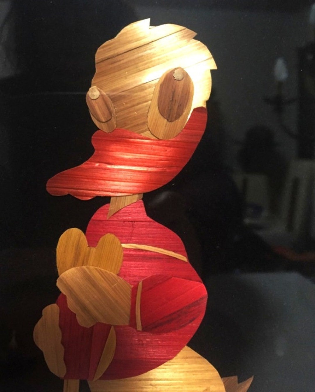 Donald Duck Straw Picture Straw Art Wall Art Handmade Straws - Etsy