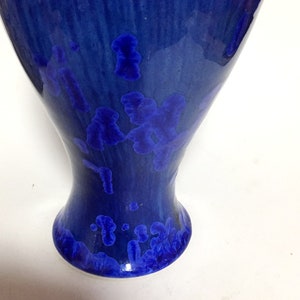 Noble Blue Ceramic Vase KTU Unterstab, Large Studio Vase Handmade Large ...
