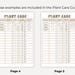 Plant Care Guide, Plant Planner, Houseplant Log, Printable Plant Care ...