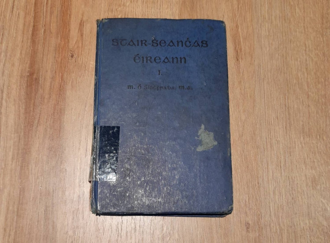 Very Rare Gaelic Textbook, Mid Century Irish School Book Gaeilge. Uses ...