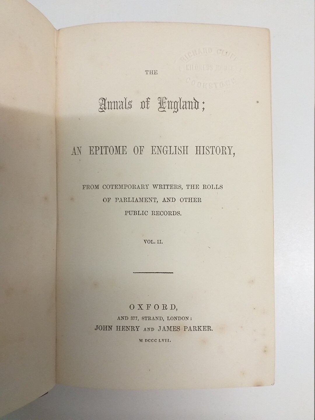 The Annals of England an Epitome of English History. Rare - Etsy
