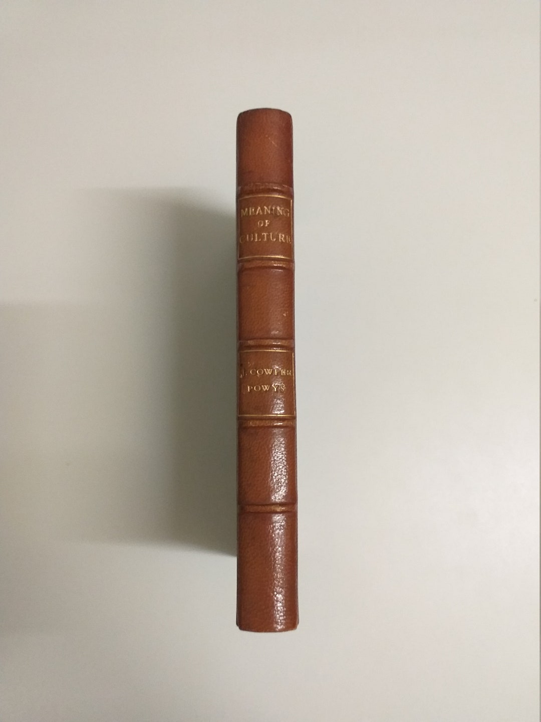 Bickers Binding Book the Meaning of Culture by John Cowper - Etsy