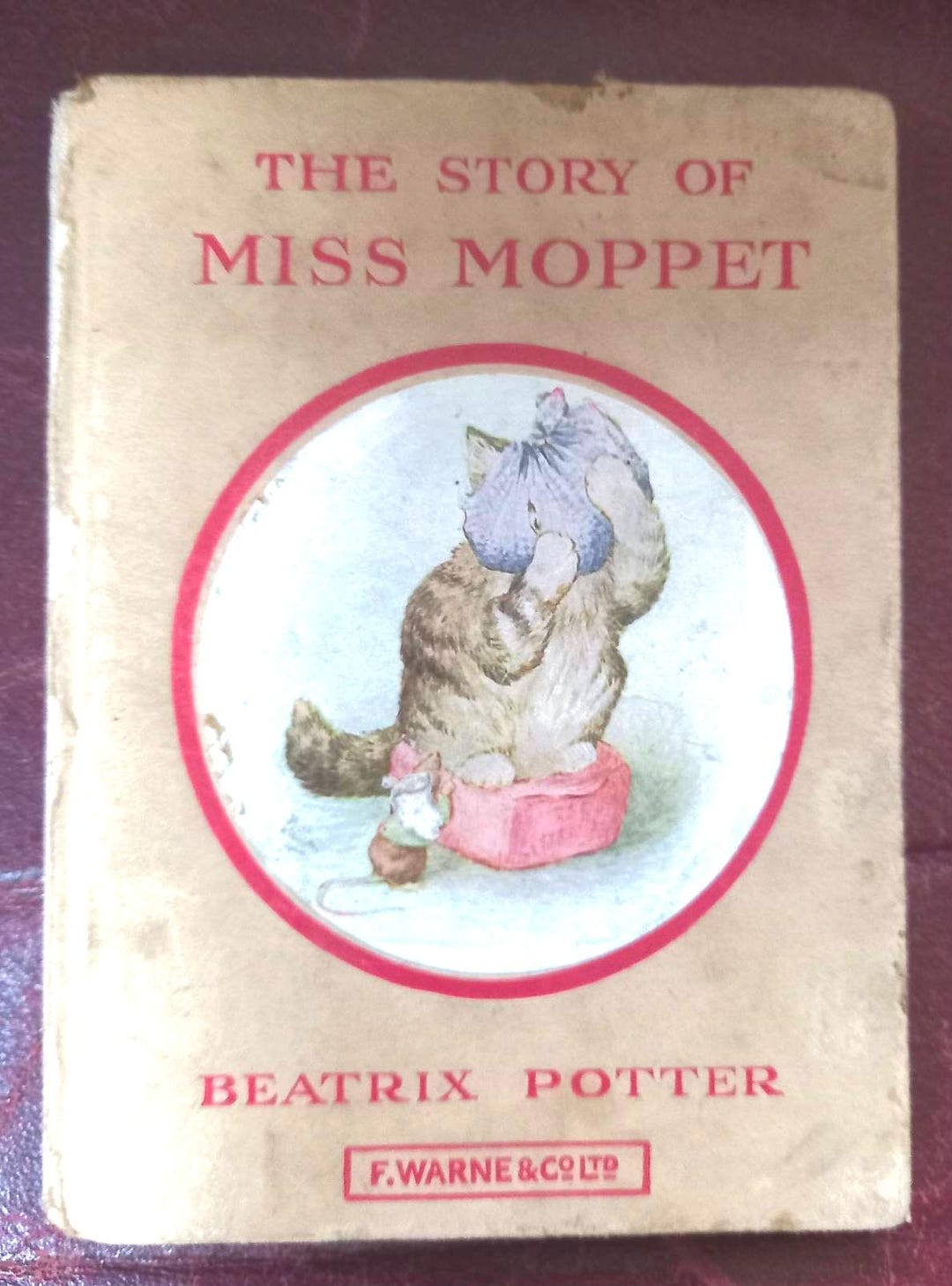 The Story of Miss Moppet by Beatrix Potter, Antique Illustrated ...