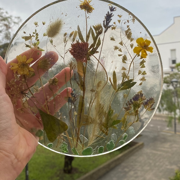 Resin Flower Coaster - Etsy