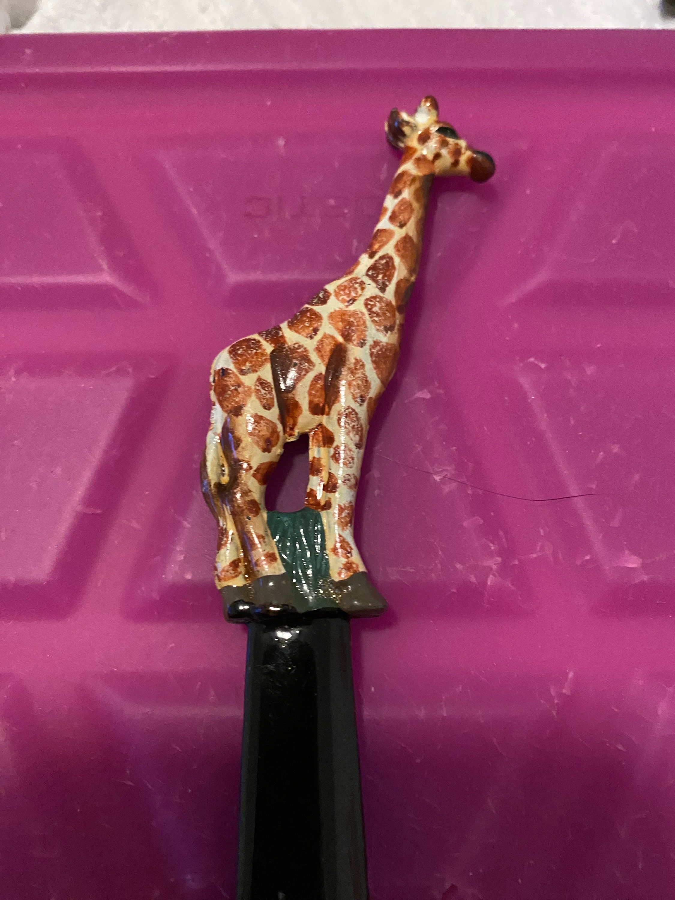 Giraffe Letter Opener - Lacquered and Adorable - Etsy