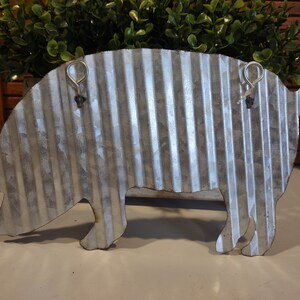 Pig Corrugated Metal Wall Decor - Etsy