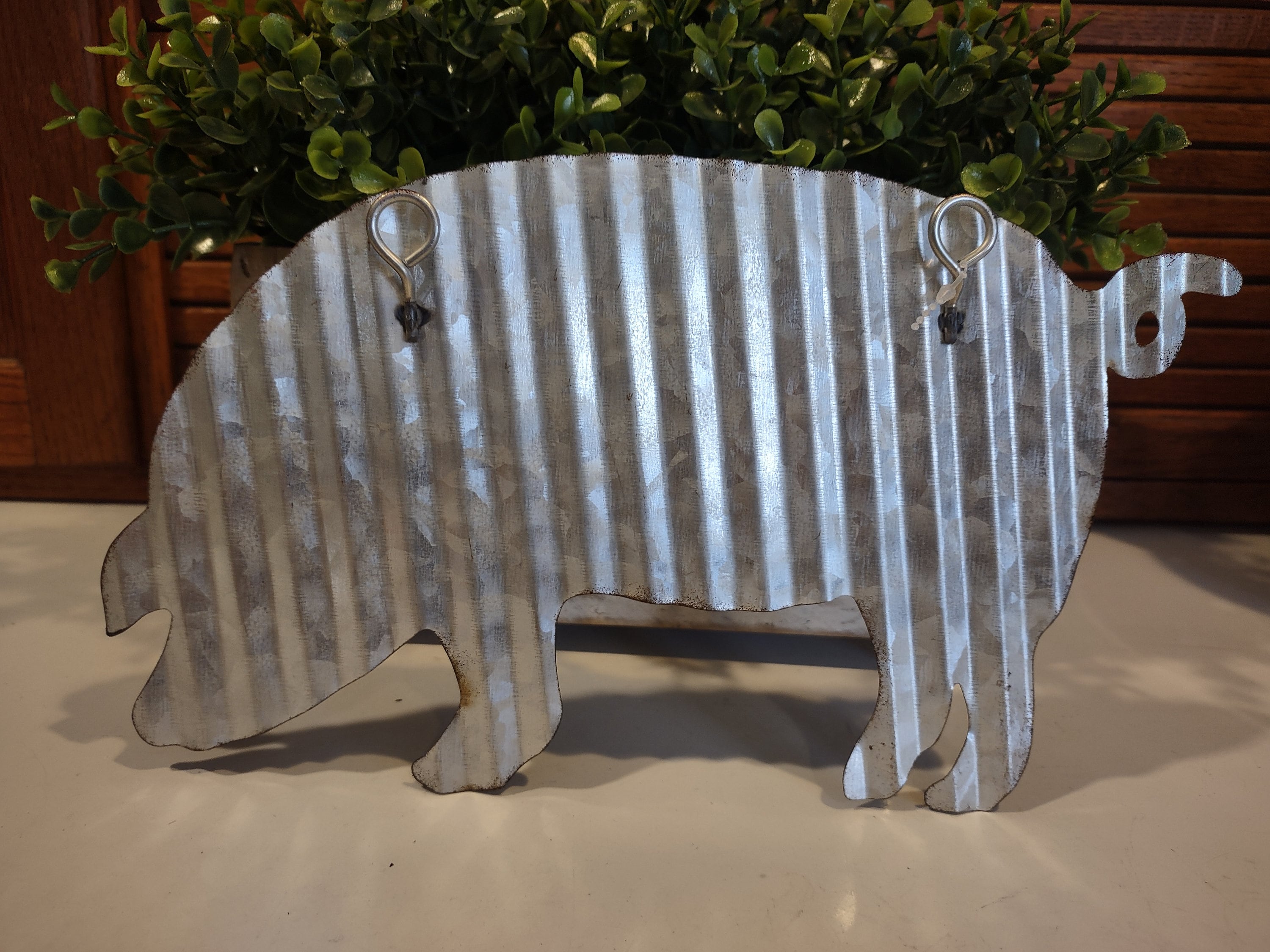 Pig Corrugated Metal Wall Decor - Etsy