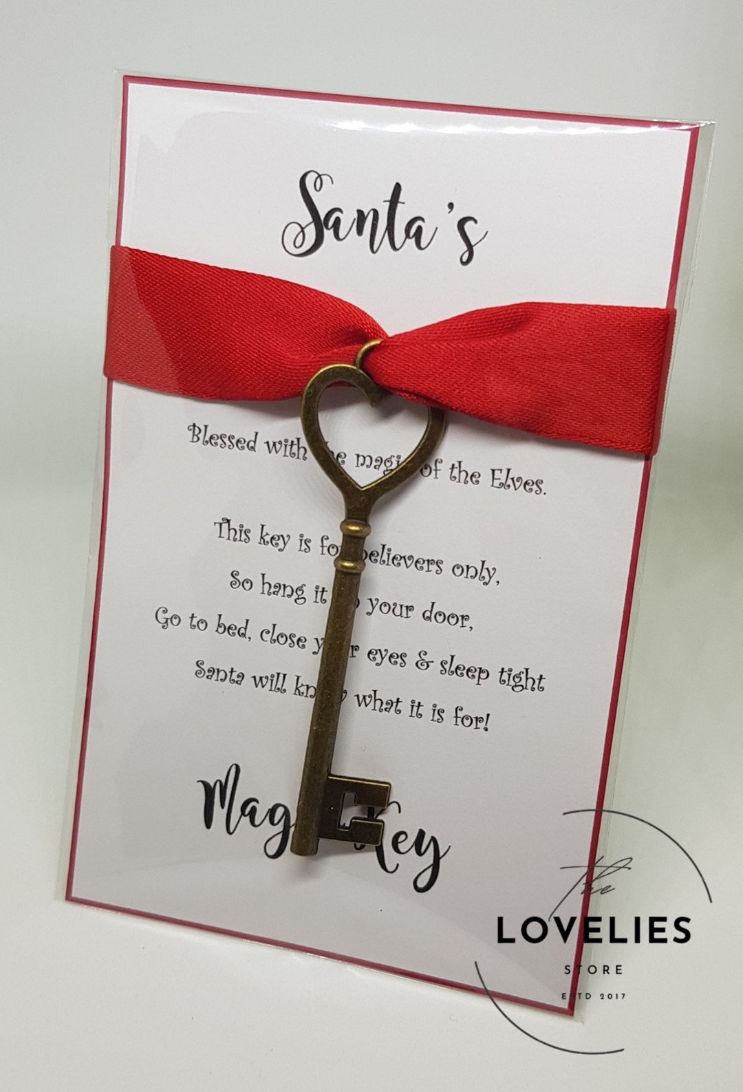 Santa's Magic Key - 2 Sizes Available | Father Christmas | Christmas ...