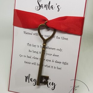 Santa's Magic Key - 2 Sizes Available | Father Christmas | Christmas ...