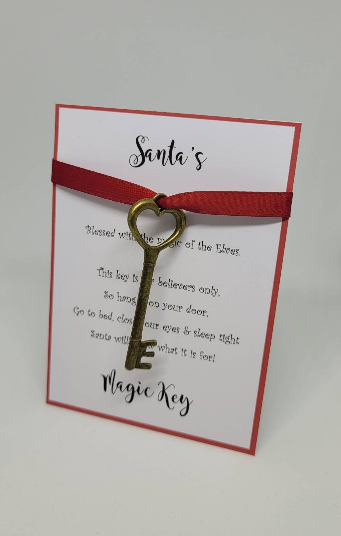 Santa's Magic Key 2 Sizes Available | Etsy
