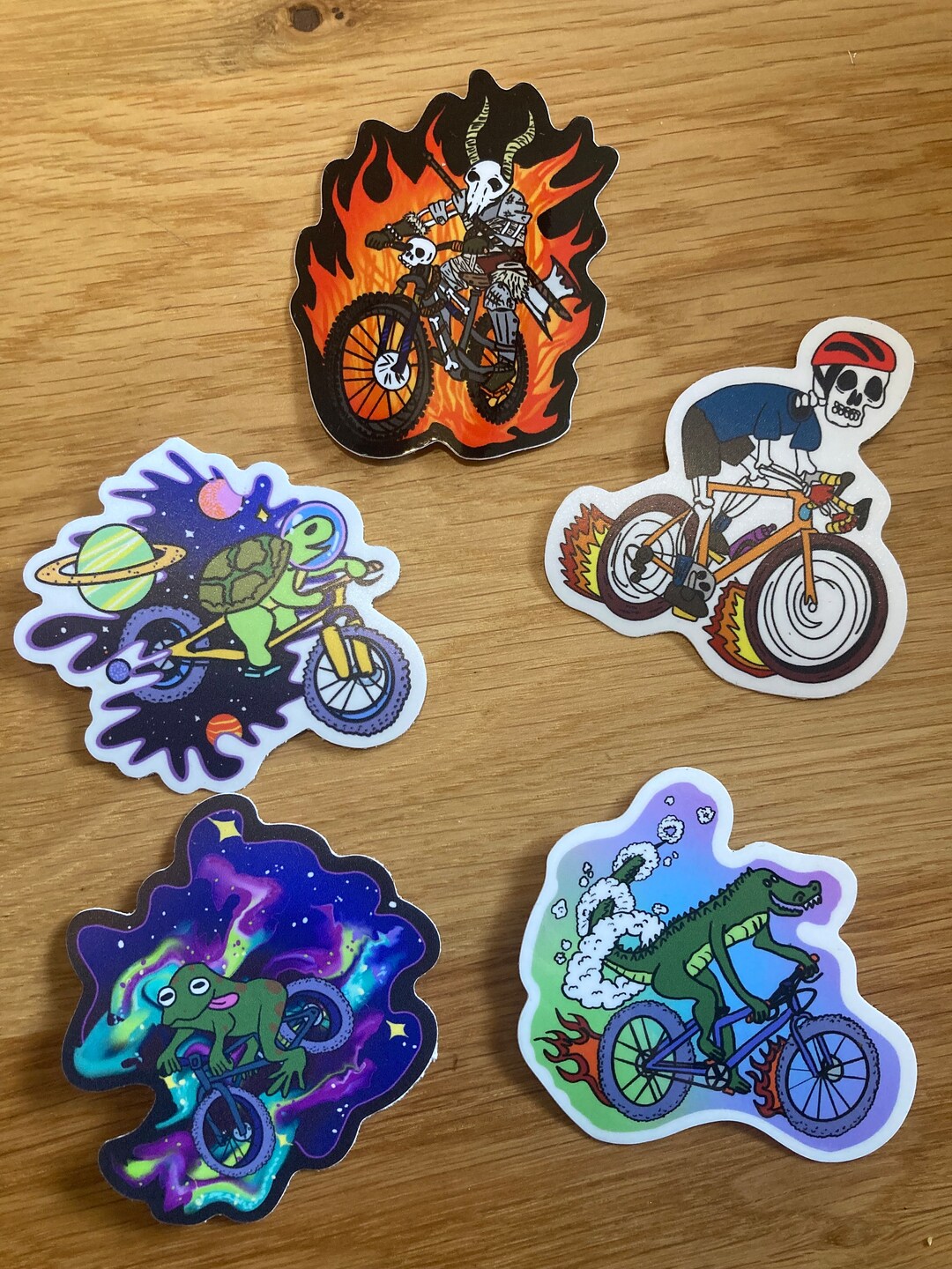 Cyclist Sticker Pack - Etsy