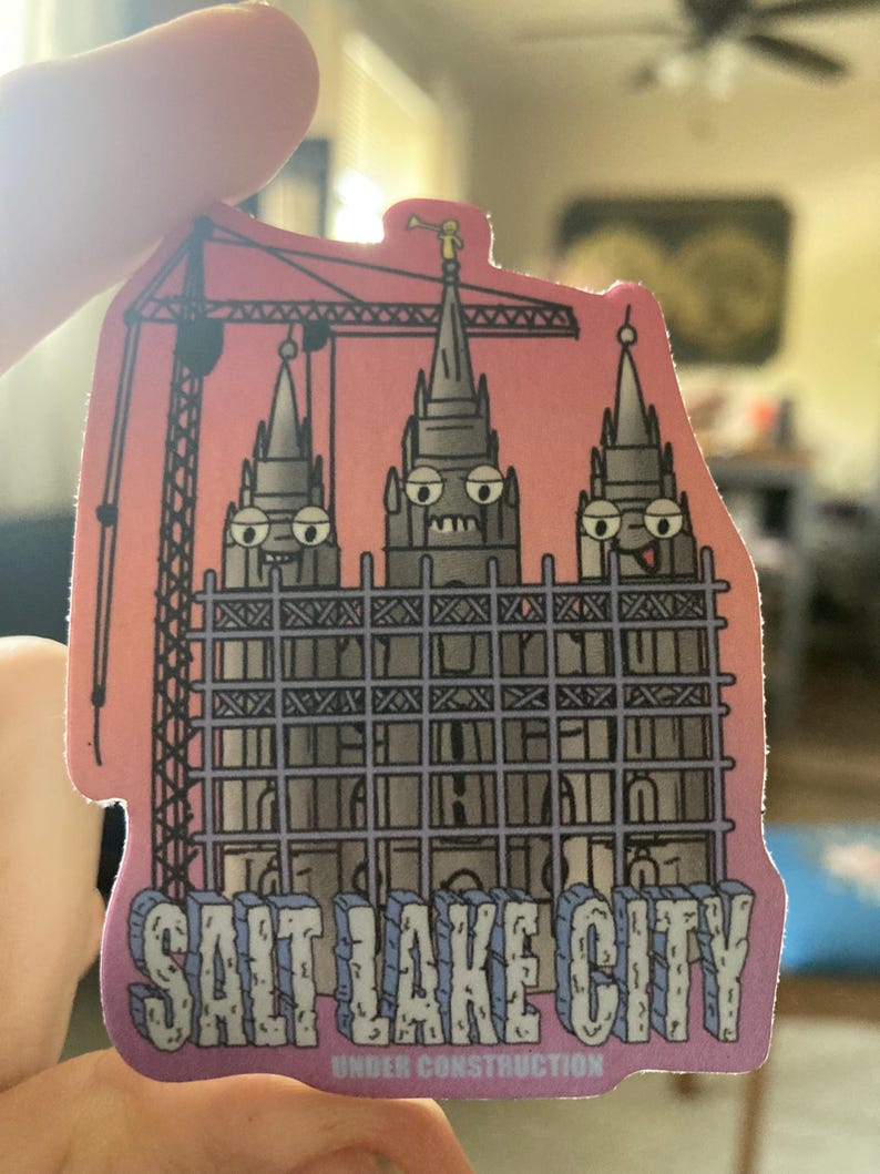 Salt Lake City Temple Under Construction - Etsy